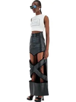 UCHÈ X Cut-Out Maxi Skirt