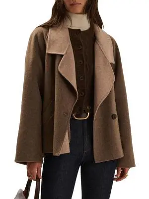 FAVORITE DAUGHTER The Cameron Coat - Stone