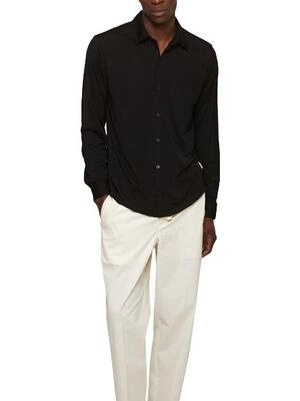 Orlebar Brown Giles Merino Tailored-fit Shirt - Black