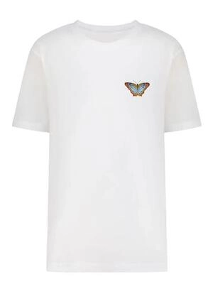 UCHÈ Chè Sunflower Butterfly Graphic T-shirt - White