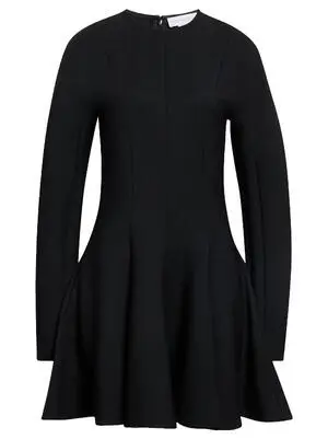 Stella McCartney Long Sleeve Stretch Minidress - Black