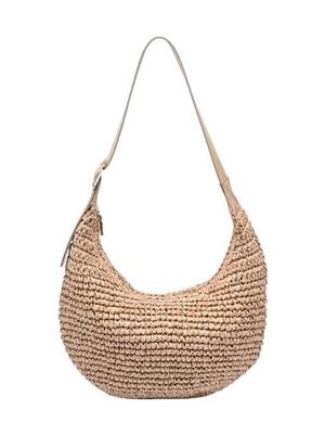 URBAN EXPRESSIONS Jasmine Hobo Bag - Natural