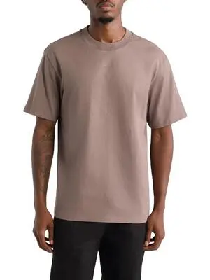 BOSS Dapolino Cotton Crewneck T-shirt - Rust/copper