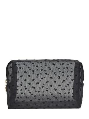URBAN ESSENTIALS See Through You Cosmetic & Travel Organizer Pouch - Black