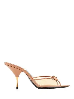 Saint Laurent Jerry Patent Leather Mules - Multi