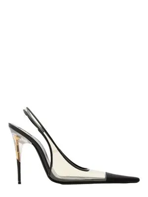 Saint Laurent Romy Tpu Slingback Pumps - Black