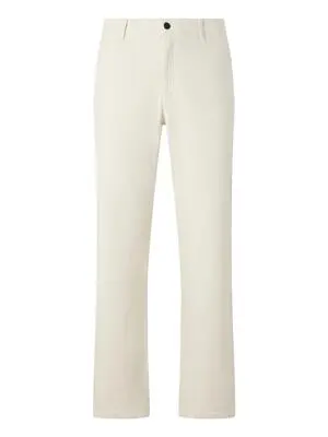 Portuguese Flannel Labura Straight-leg Cotton-gabardine Trousers - Neutrals