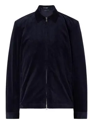 Sunspel Cotton-blend Corduroy Blouson Jacket - Blue