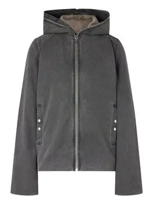 Rick Owens Gimp Cotton-canvas Blouson Jacket - Gray