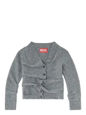DIESEL® Wool Blend Cardigan - Grey