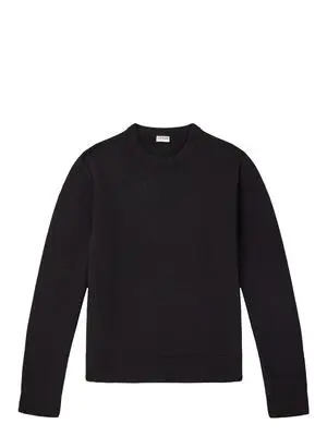 TOTEME Cashmere Sweater With Distressed Hem And Cuffs - Black