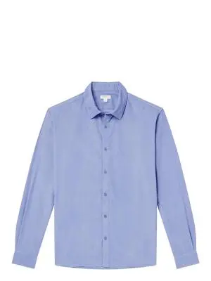Sunspel Cotton-corduroy Shirt - Blue