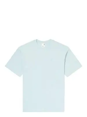 On Logo-Embroidered Organic Cotton T-Shirt Blue