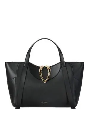 Givenchy Medium The Snatch Bag In Grained Leather - Black