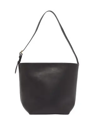 THE ROW The Row Medium N/S Park Slim Shoulder Bag Black