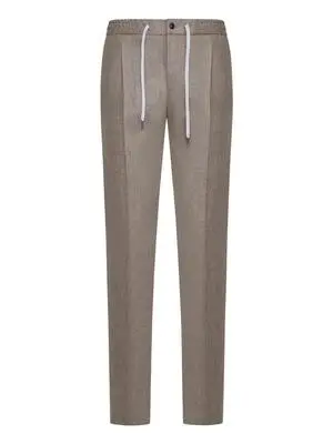 PT TORINO Pleated Trousers - Gray