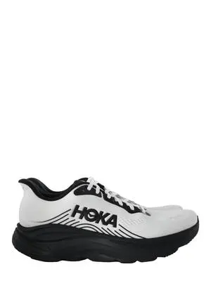 Hoka One One Clifton 11 Mesh Running Sneakers - White/black