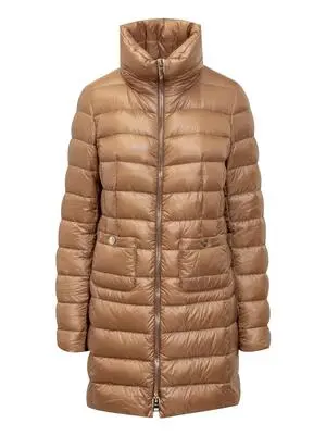 Herno High Neck Down Jacket - Brown