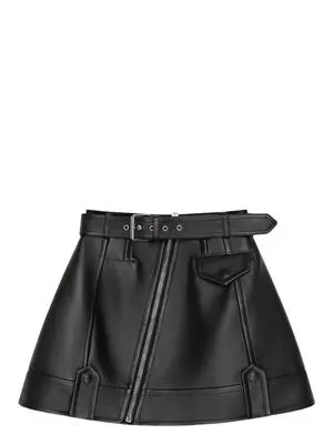 GIVENCHY Givenchy Mini Biker Skirt In Nappa Leather