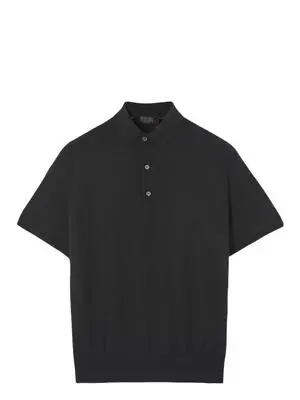 Loro Piana Short-sleeved Polo Shirt - Black