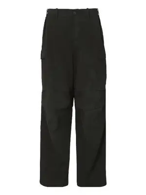 Fendi Cotton Cargo Pants - Black