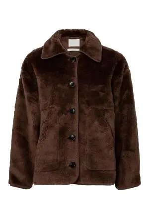 Citizens Of Humanity Astrid Sherpa Jacket - Brown