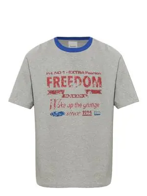 Isabel Marant Étoile Hiroe Graphic-print T-shirt - Grey