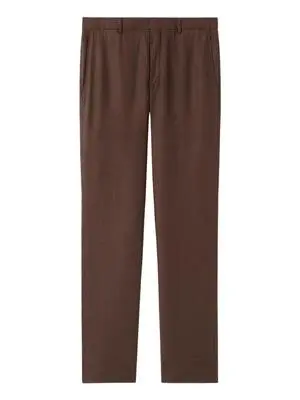 Loro Piana Jarno Linen Trousers - Carob