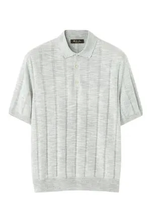 Loro Piana Mayreau Polo Shirt Sky-blue