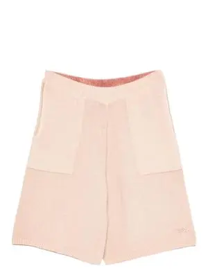 DIESEL® Knitted Knee-length Shorts With Elastic Waist - Nude