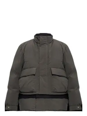Sacai Long-sleeved Padded Jacket - Grey