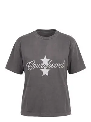ICON DENIM LOS ANGELES Courchevel Graphic-print T-shirt - Grey