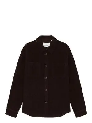 LES DEUX Long-sleeve Casual Jacket With Chest Pocket - Black