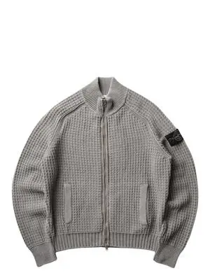 Stone Island Zipped Cardigan - Grey