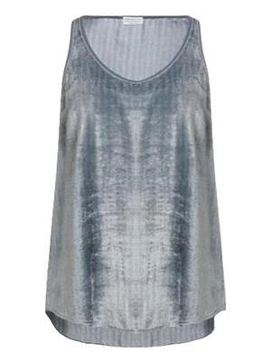 BRUNELLO CUCINELLI Brunello Cucinelli Sleeveless Top With Appliqués And Beads