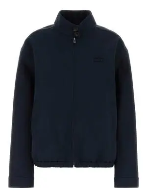 Miu Miu Miu Miu Long Sleeve Casual Jacket Blue