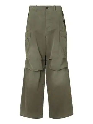 Fendi Cotton Cargo Trousers - Green