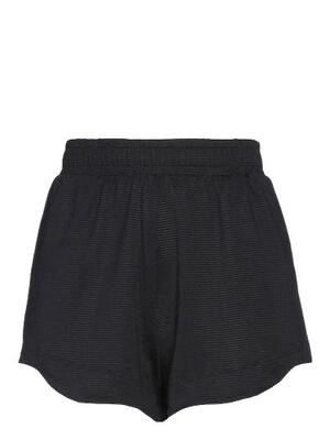 GANNI Elastic Waistband Shorts - Black