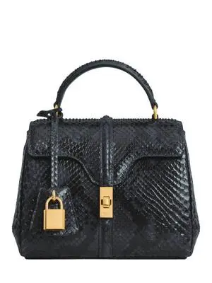 Celine Triomphe Small Bag In Python - Mini 16 In Python