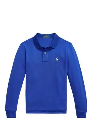 Polo Ralph Lauren Long Sleeve Polo Shirt - Blue