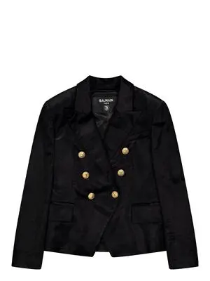 Balmain Longsleeve Coat - Black