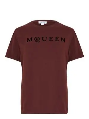 Alexander McQueen Regular Fit T-shirt - Red