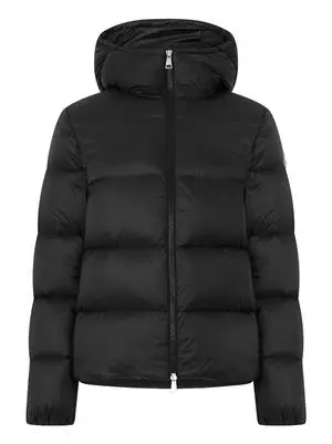 Moncler Moncler Quilted Down Hooded Jacket Black