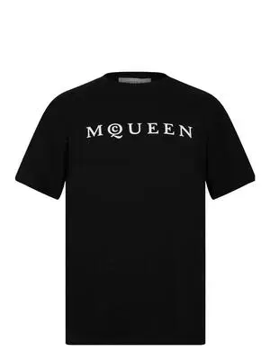 Alexander McQueen Classic Logo T-Shirt Black