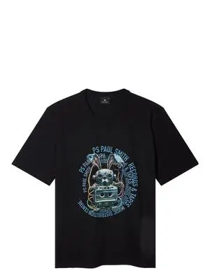 Paul Smith Minimal Pattern Tshirt - Black