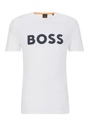 Hugo Boss Cotton Shortsleeve Tshirt - White
