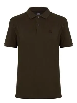 C.P. COMPANY Solid Color Polo Shirt  Black