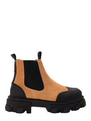GANNI Low Chelsea Boots With Elastic Side Panels - No