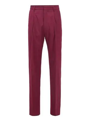 Hugo Boss Boss Tailored Straight Leg Trousers - Pink