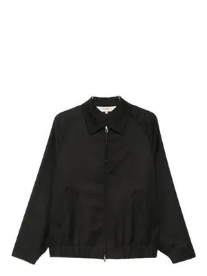 Barena Venezia Collared Zip-up Bomber Jacket - Black
